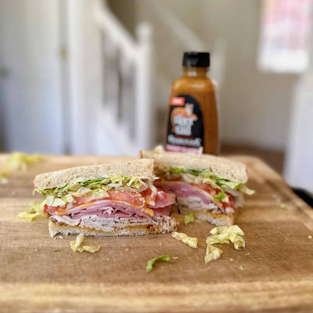 Tangy Mustard Loaded Sandwich - The Rendezvous